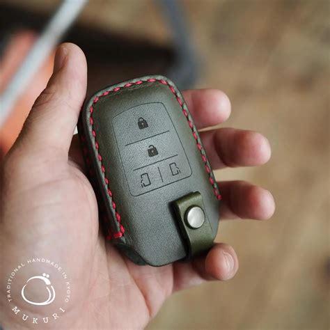 トヨタのスマートキーケースのご依頼です。 ブログ 京都のレザーバッグなら革工房むくり