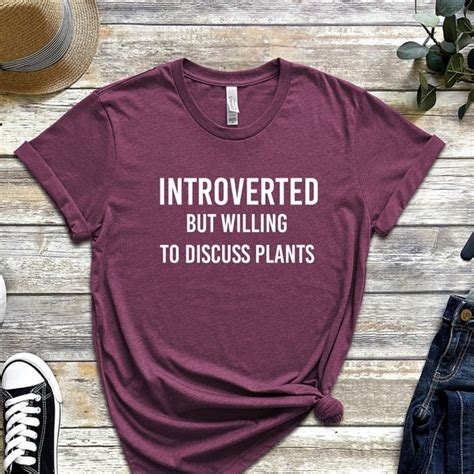 Introvert But Willing To Discuss Plants Etsy