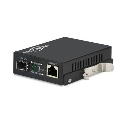 G Fiber To Ethernet Media Converter Kit LC Single Mode Fiber