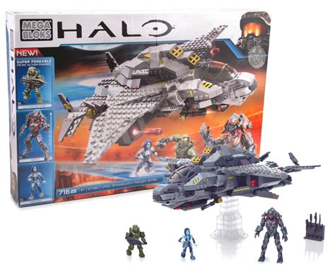 Mega Bloks Halo Unsc Broadsword Midnight Strike 97380 716 Pcs New In