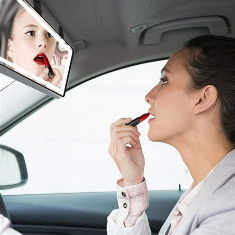 Hollywood Vanity Mirror Led Lighted Car Cosmetics Mirror