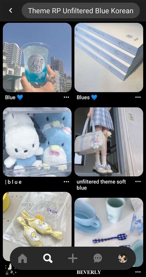 Theme Rp Unfiltered Blue Korean Code Pinterest Imagenes Simbolos De
