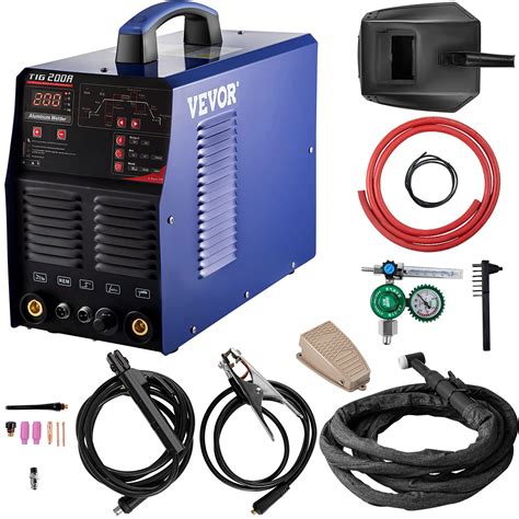 VEVOR TIG Welder AC DC 3 In 1 TIG MMA ARC Welding Machine With 110