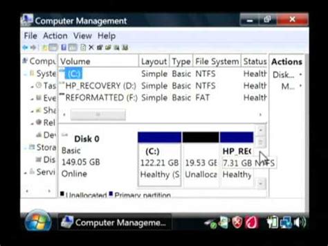 Computer Help How To Partition A Laptop Hard Drive YouTube