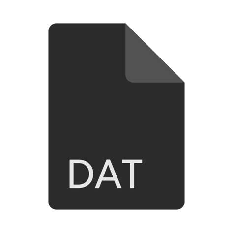 dat extension file format icon