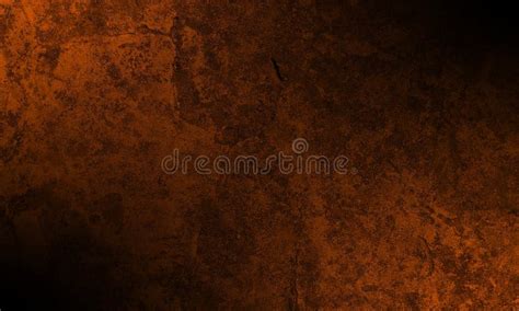 Abstract Peach And Brown Mix Dark Color Scratched Texture Plaster Wall