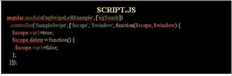 How To Implement Swipe To Delete Feature In Angularjs