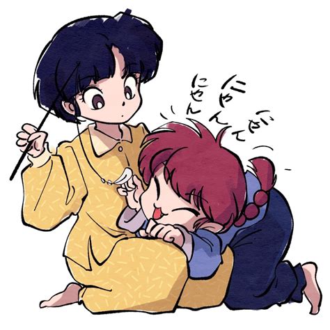 Safebooru 2girls Barefoot Blue Hair Braid Braided Ponytail Brown Eyes