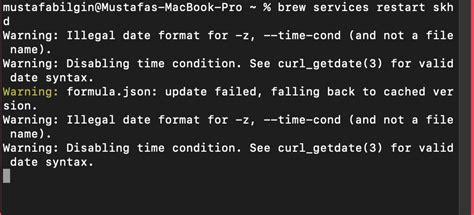 illegal date format · issue 1621 · koekeishiya yabai · github