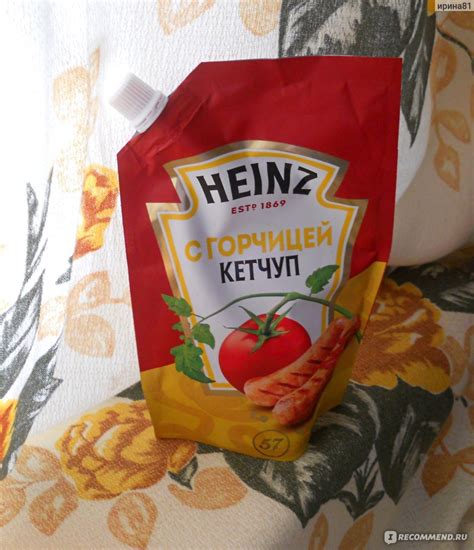 Кетчуп Heinz С горчицей - «Особенный вкус, кетчуп на своего любителя ...