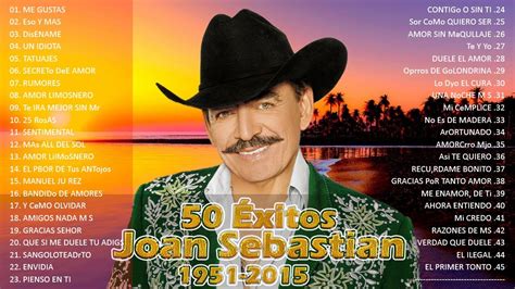 JOAN SEBASTIAN 50 GRANDES ÉXITOS MIX OBRA MAESTRA EN LA CARRERA DE