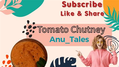 தக்காளி சட்னி🍅🍅 Youtube