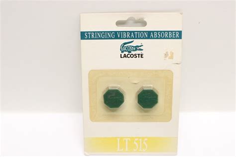 Nos 2 Pack Lacoste Lt 515 Retro Style Tennis Racquet Vibration