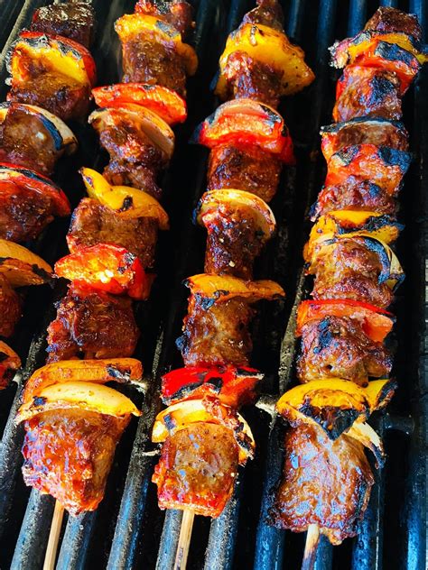 Grilled Steak Fajita Skewers If You Give A Girl A Grill