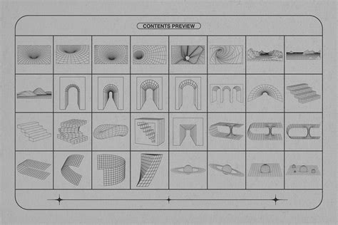 Wireframe Shapes Collection On Behance