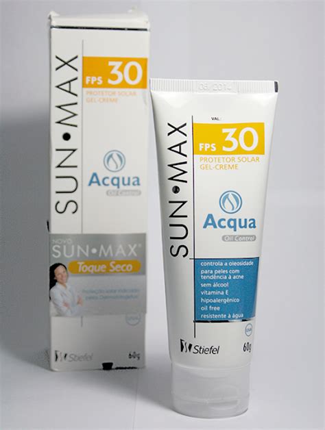 Lani Beleza Feminina Protetor Solar Gel Creme Fps 30 Sun Max Acqua