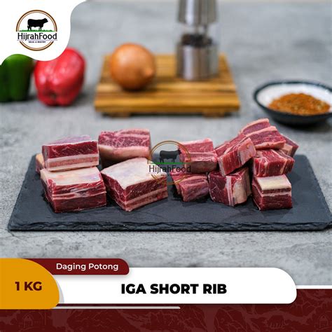 Jual Daging Iga Short Rib Aus Beef Shortrib Shopee Indonesia
