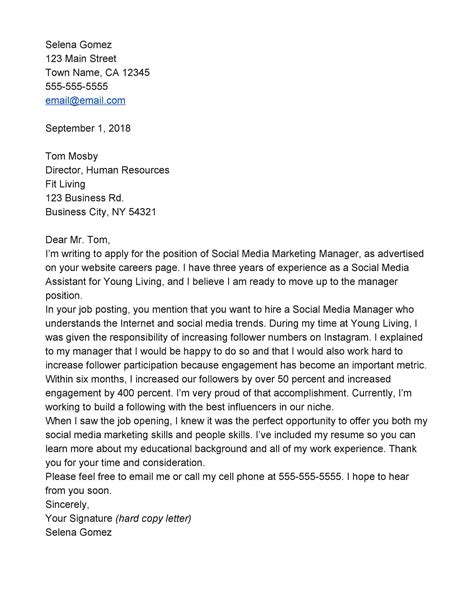How To Write A Cover Letter For Job Format Example Importance