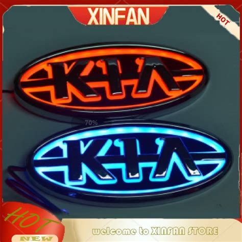 Xinfan Nightstar5d 前後 Led 標誌標誌適用於起亞 K5 Sorento Soul Forte 蝦皮購物