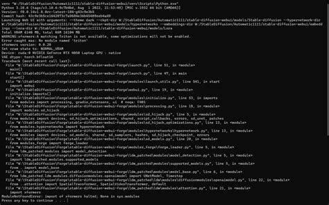 Please Help I Cant Run Forge With Automatic1111s Checkpoints And Extensions Im Getting This