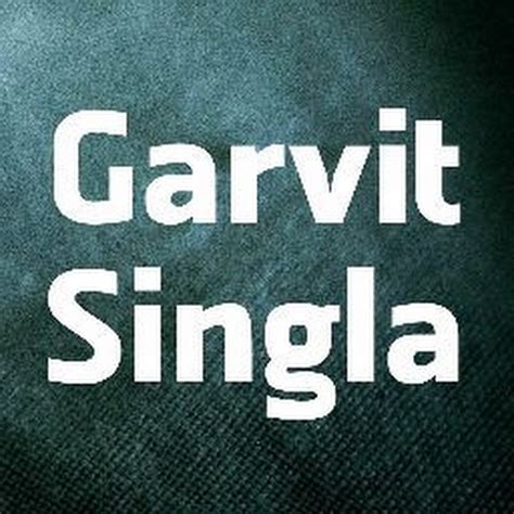 Garvit Singla Youtube