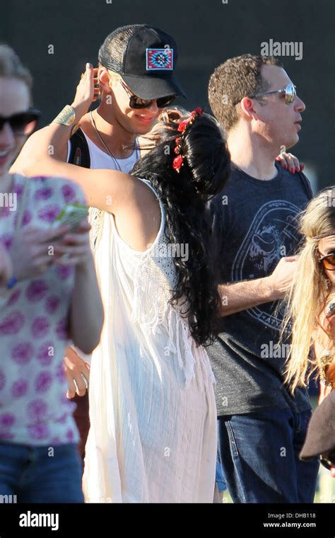 Vanessa Hudgens Kissing Boyfriend Austin Butler Celebrities At Coachella Valley Music And