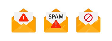 Premium Vector Spam Email Icon Virus Mail Message Symbol Malware