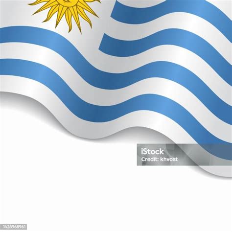 우루과이 플래그 물결 모양의 추상적 인 배경입니다 벡터 그림입니다 0명에 대한 스톡 벡터 아트 및 기타 이미지 0명 개념 국가 지리적 지역 Istock