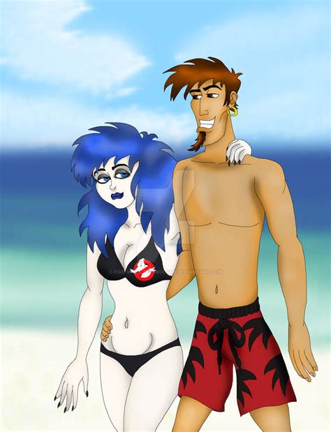 Beach Couple By Fire Wolf The Wolgan On Deviantart