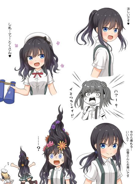朝潮ちゃんの髪を結んでみました こみちん さんのイラスト ニコニコ静画 イラスト