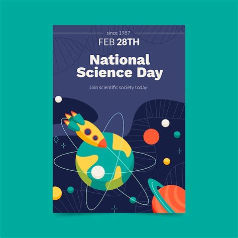 World Science Poster Vectors And Illustrations For Free Download