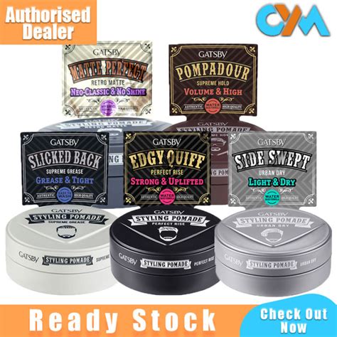 Gatsby Styling Pomade 75g Water Base Formular Hybrid Formular Retro