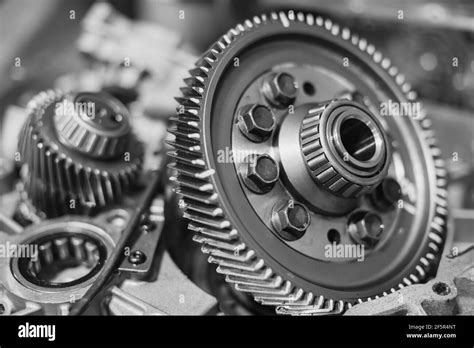 Differential With Car Gearbox Bearing At Shallow Depth Of Field Stock Photo Alamy