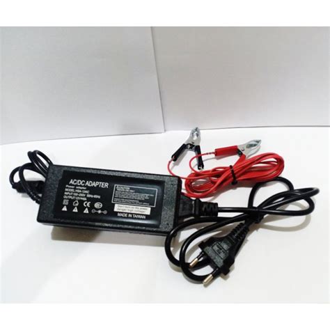 Jual Adaptor Charger Aki V A Motor Mobil Smart Baterai Auto W V V Volt