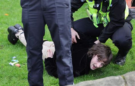 Protester Arrested After Throwing Eggs At King Charles Queen Consort