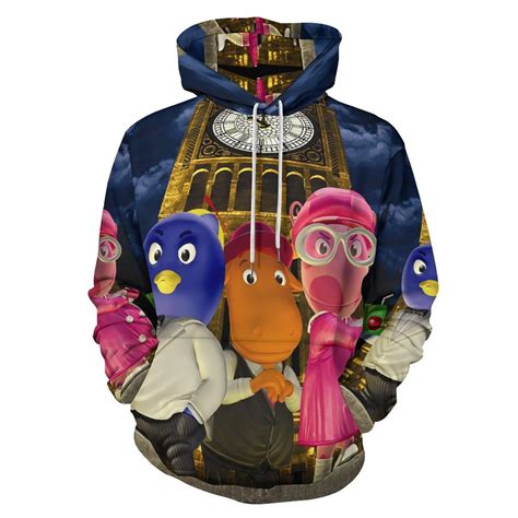 The Backyardigans Adult Sweater Pullover Hoodie 3d Printed Loose Hooded Long Sleeved Jackets