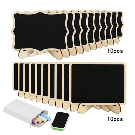 20 KAKOO Mini Holz Tafel Set Kreidetafel Kaufen Auf Ricardo