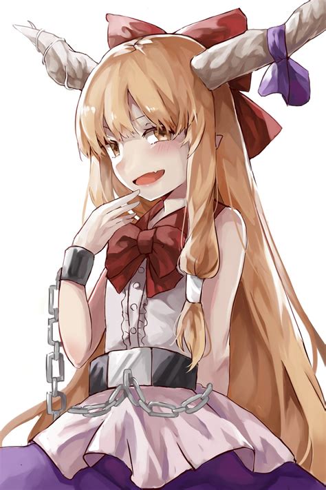Ibuki Suika Touhou Drawn By Kani Nyan Danbooru