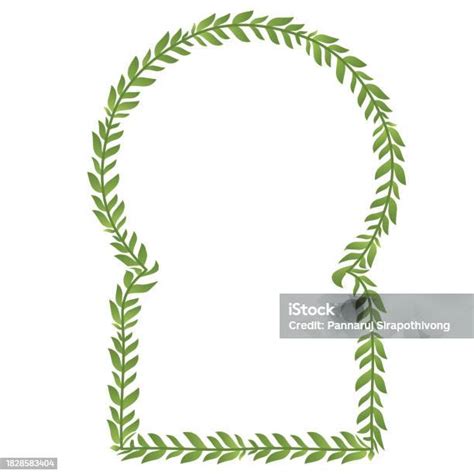 열쇠 구멍 아치 녹색 잎 프레임 건축 창 문 녹색 잎 벡터 꽃 프레임 화 환 꽃 잎 단풍 나뭇잎 식물 월계수 꽃 자연 장식 결혼 기념일 축 하 아름 다운 아라비아 풍의 요소