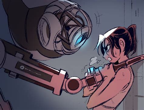 Wheatly Got Chell Portal Art Portal Wheatley Portal 2 Wheatley