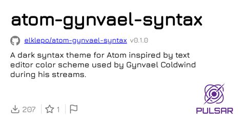 Atom Gynvael Syntax