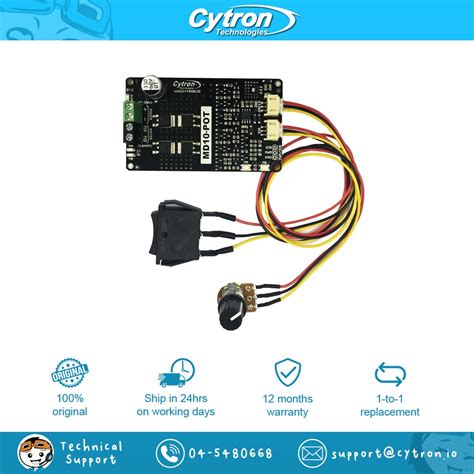 Cytron Motor Driver 10a Max 30a 7 30v Comes With Potentiometer