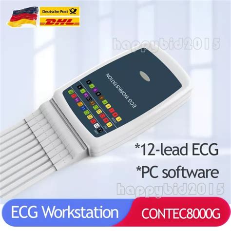 12 Kanal Ekg Ekg Workstation Analysemaschinensystem Usb Software