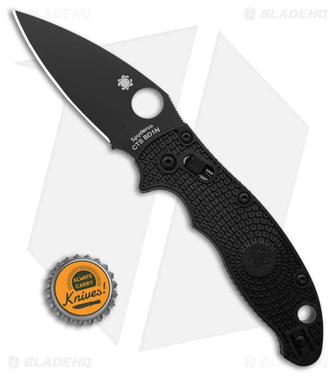 Spyderco Manix 2 Lightweight Knife Black Frcp 337 Black Cts Bd1n