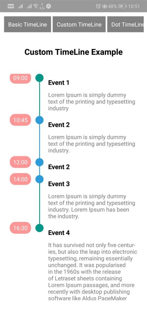 Show Timeline using React Native Timeline ListView - About React