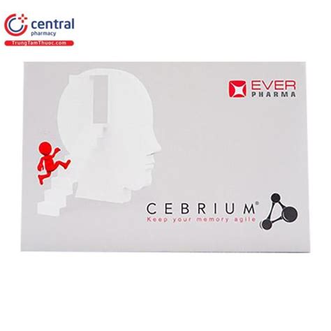 ChÍnh HÃng Thuốc Cebrium Hỗ Trợ Tăng Cường Hoạt động Não Bộ