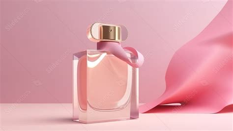 Fondo Ilustración D En Blanco De Un Frasco De Perfume para Power Point y Diapositivas Slidesdocs