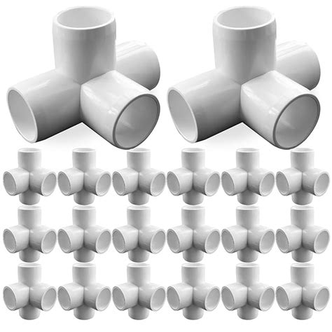 Buy Ephech 4 Way 12inch Pvc Elbow Fittings 20pcs Pvc Fitting Sch40