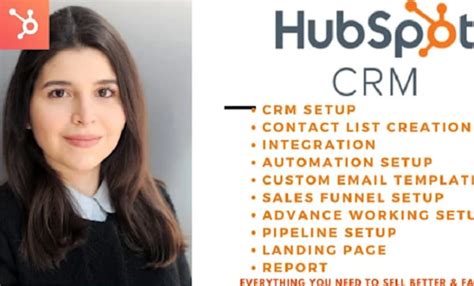 setup hubspot crm for sales and marketing automation by olivia lopes