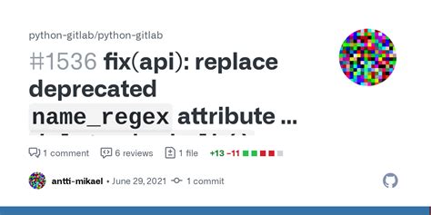 Fixapi Replace Deprecated `nameregex` Attribute In `deleteinbulk